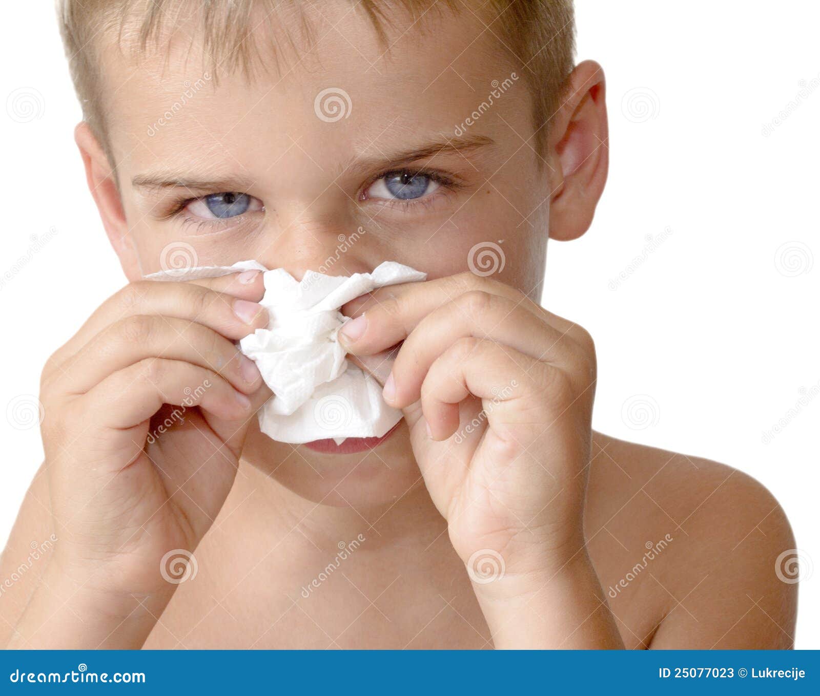 Sick young boy stock image. Image of innocence, look - 25077023