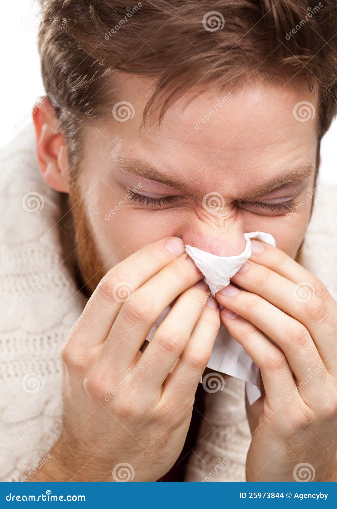Sick young man stock photo. Image of sickly, person, pretty - 25973844