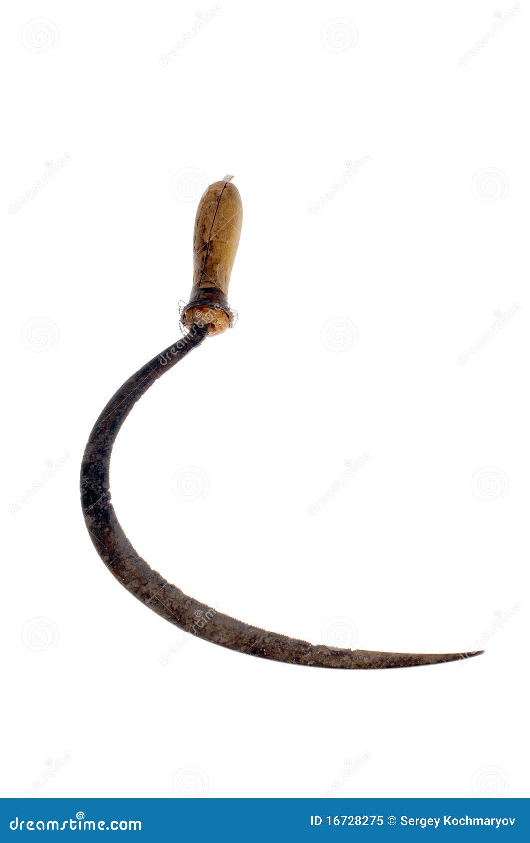 Sickle stock image. Image of gardening, rusty, agriculture - 16728275