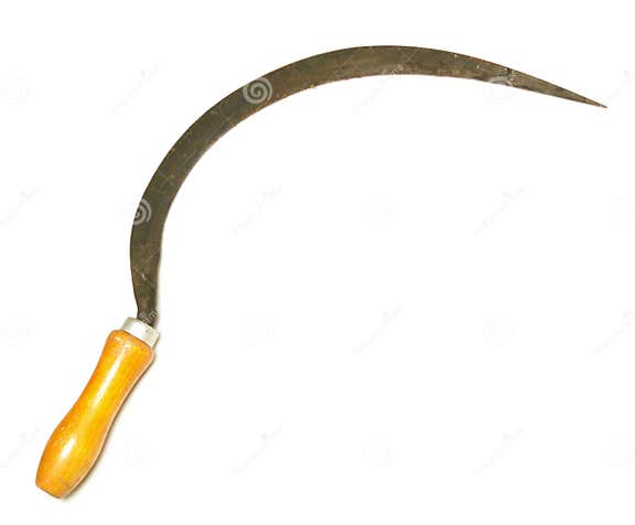 Sickle stock photo. Image of object, isolated, tool, sickle - 25267306