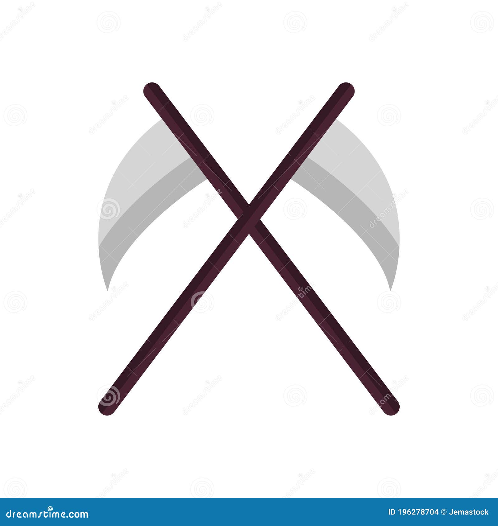 Death With Its Sickle Comes From The Haunted Wood Accompanied By Wolves ...