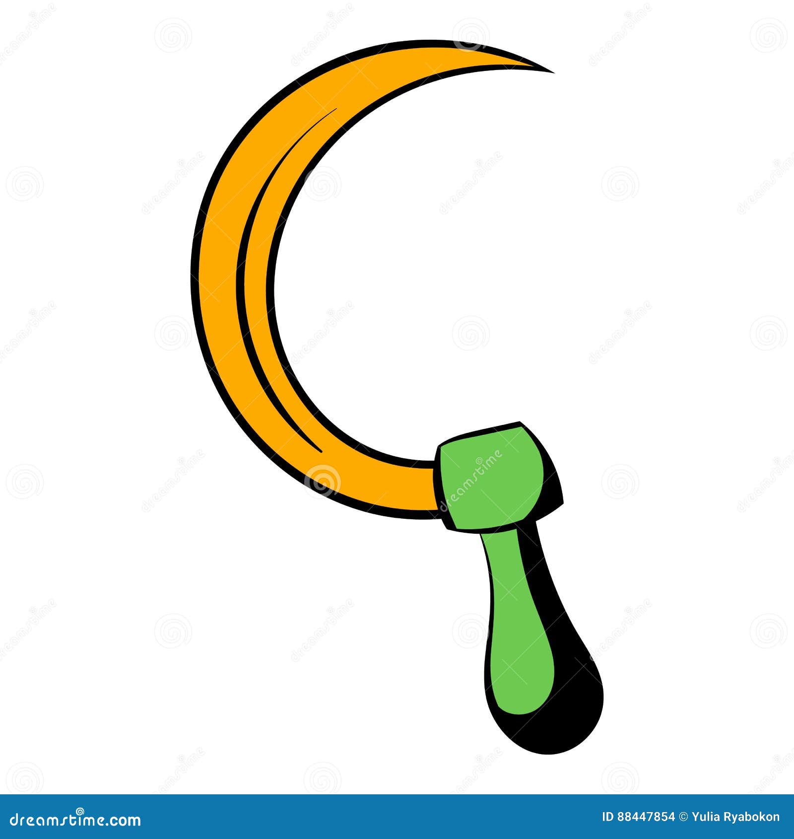 Sickle icon cartoon stock vector. Illustration of food - 88447854 Sickle icon cartoon stock vector. Illustration of food - 88447854