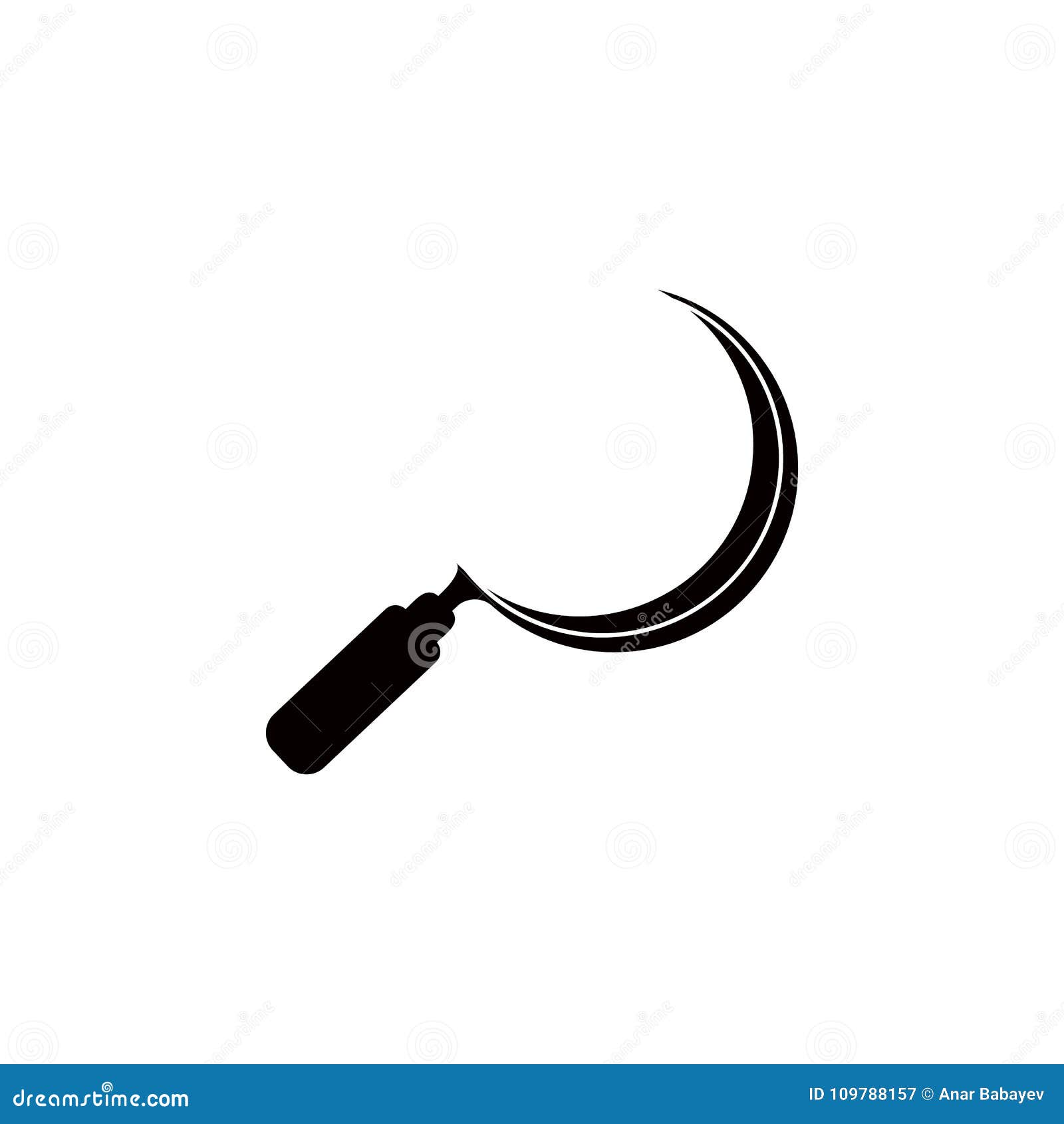 Sickle Icon. Element of Farm for Mobile Concept and Web Apps. Icon for ...