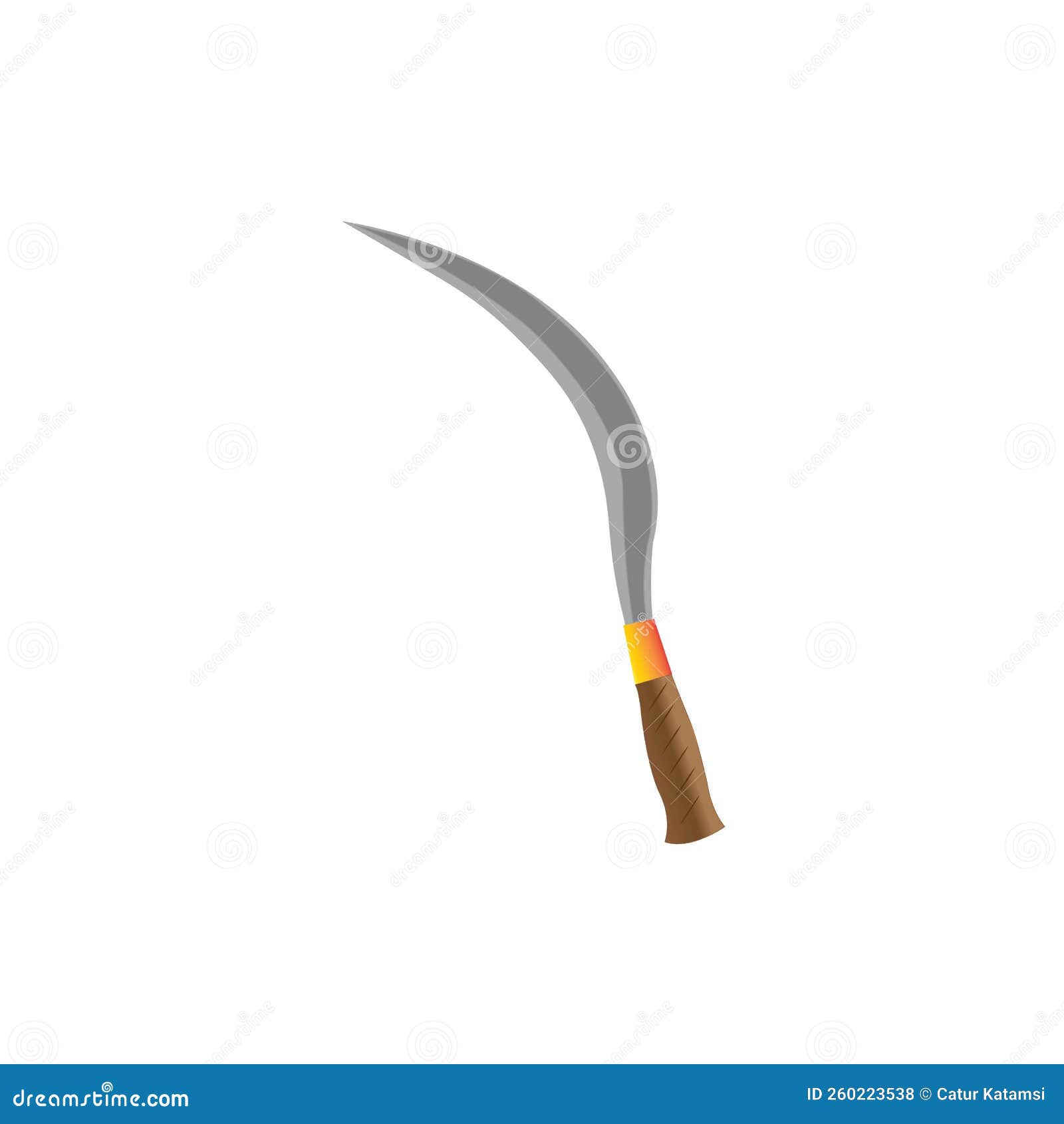 Sickle icon logo vector stock illustration. Illustration of sign ...