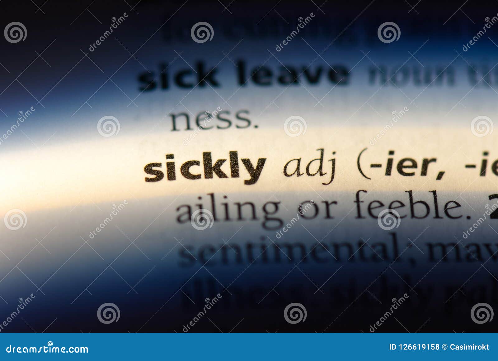 Sickly foto de stock. Imagem de livro, impresso, doente - 126619158
