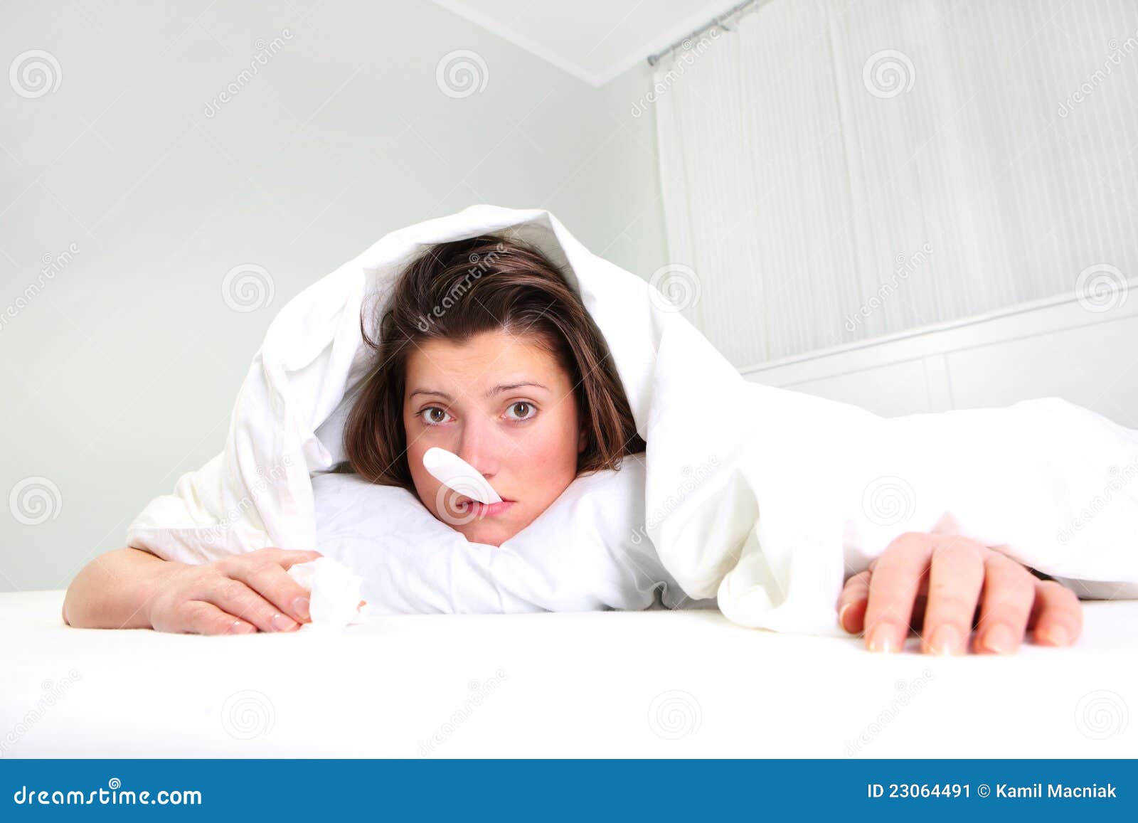 Sickness stock image. Image of night, pillow, caucasian - 23064491