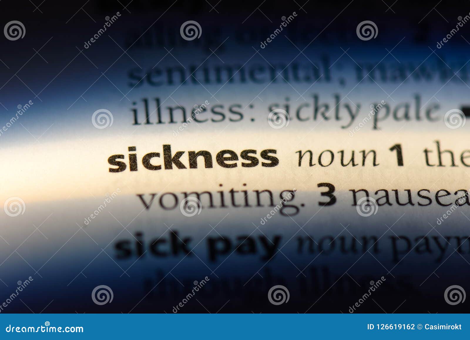 Sickness stock photo. Image of concept, sickness, paper - 126619162