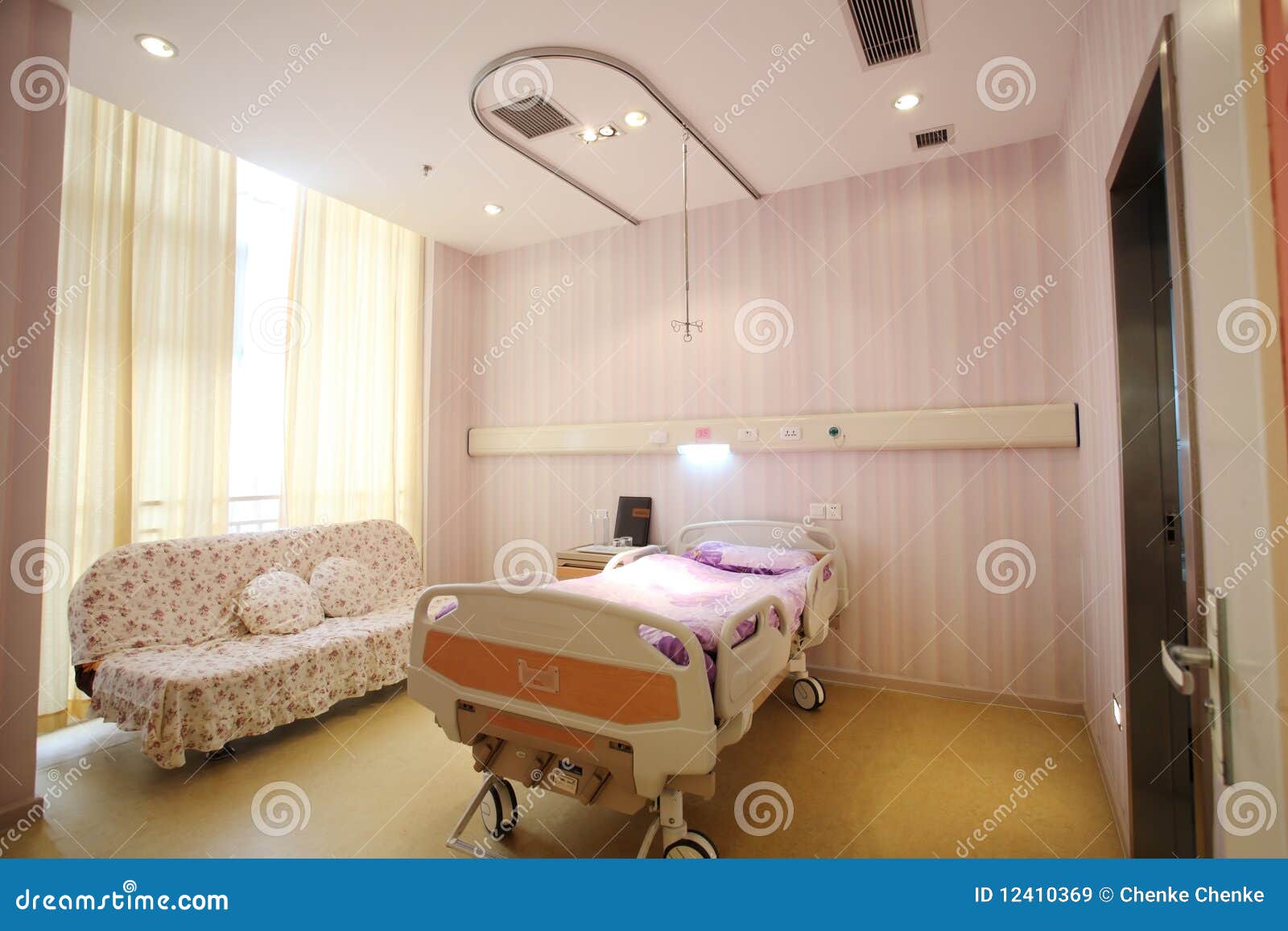 Sickroom stock image. Image of equipment, indoor, sickbed - 12410369