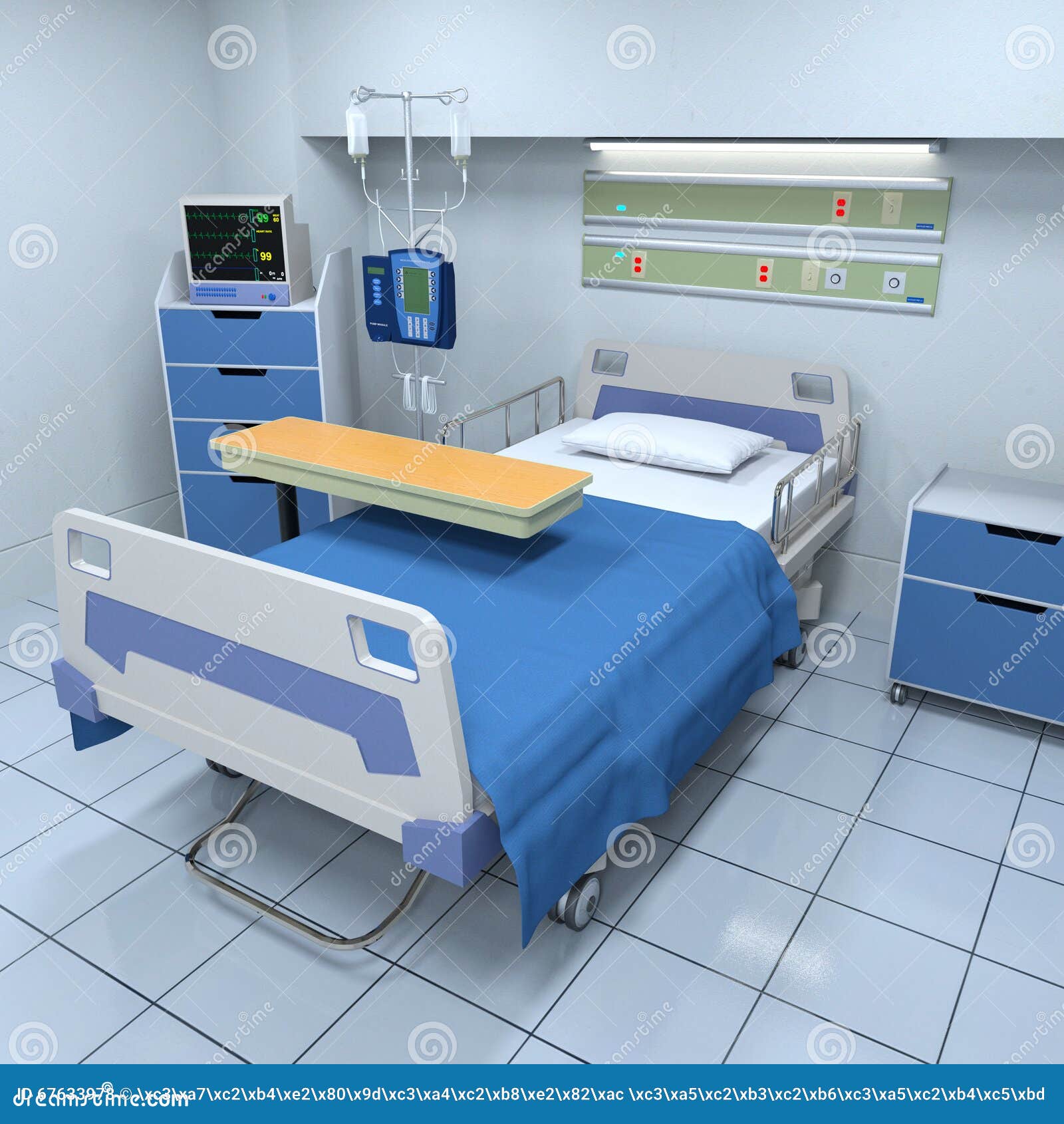 Sickroom stock illustration. Illustration of room, disease - 67633978