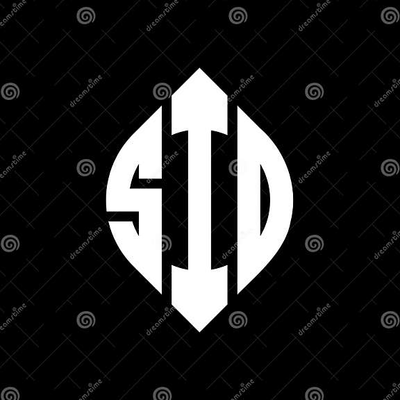 SID Circle Letter Logo Design with Circle and Ellipse Shape. SID ...