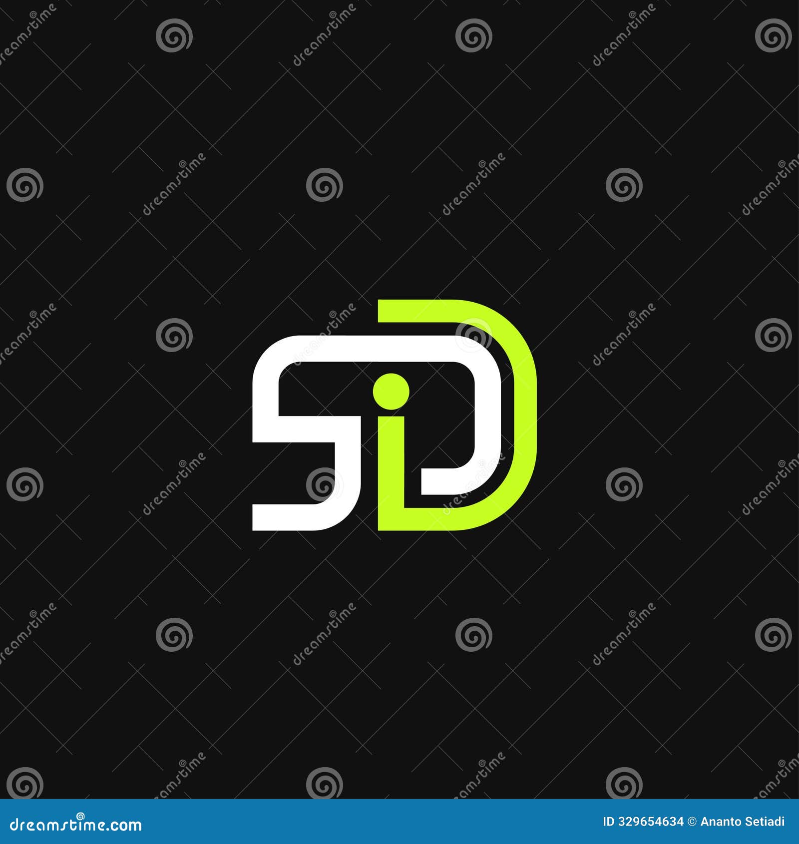 Sid Letter Initial Logo Design Template Vector Illustration Stock ...
