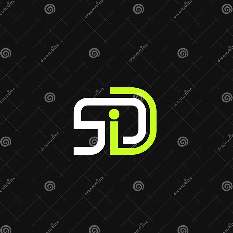Sid Letter Initial Logo Design Template Vector Illustration Stock ...