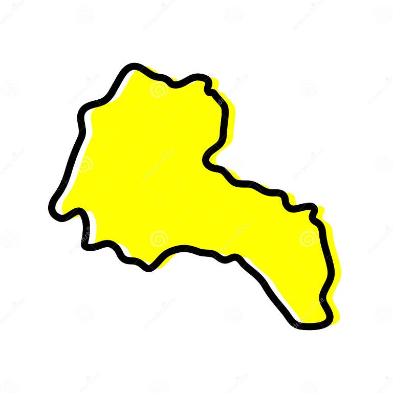 Sidama Region of Ethiopia Vector Map Design Stock Vector - Illustration ...