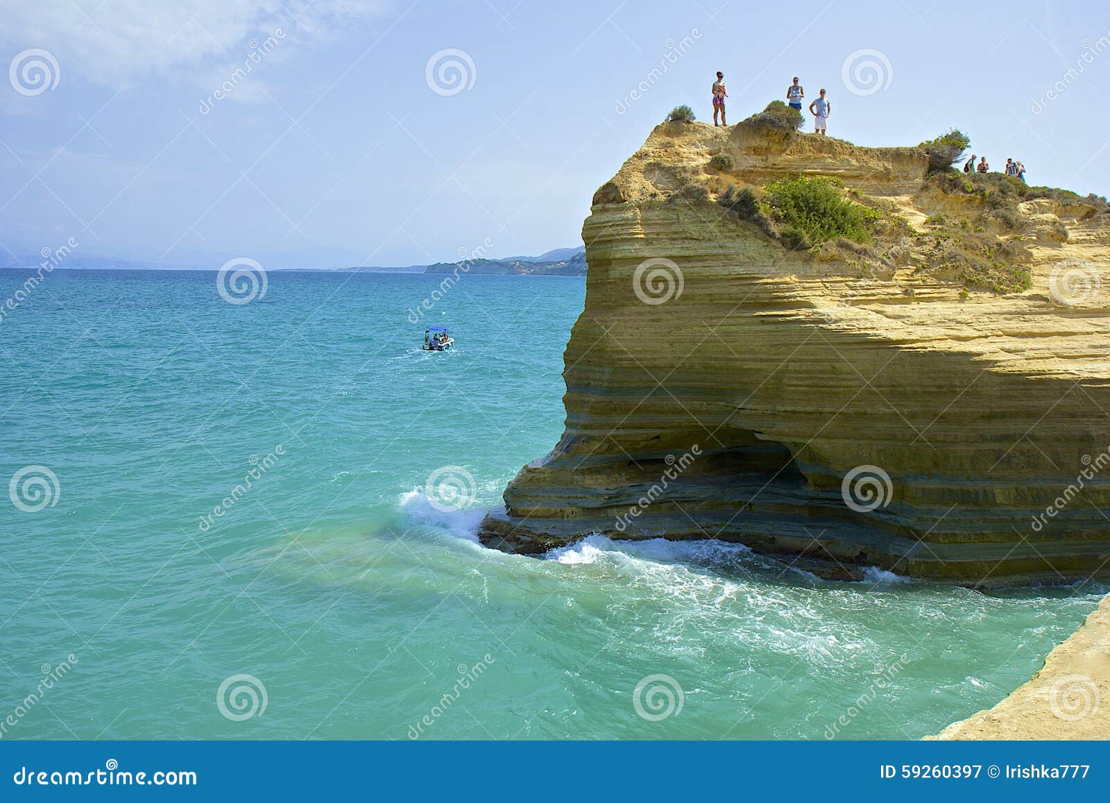 Sidari Rocks and Beaches, Corfu Editorial Photography - Image of ...