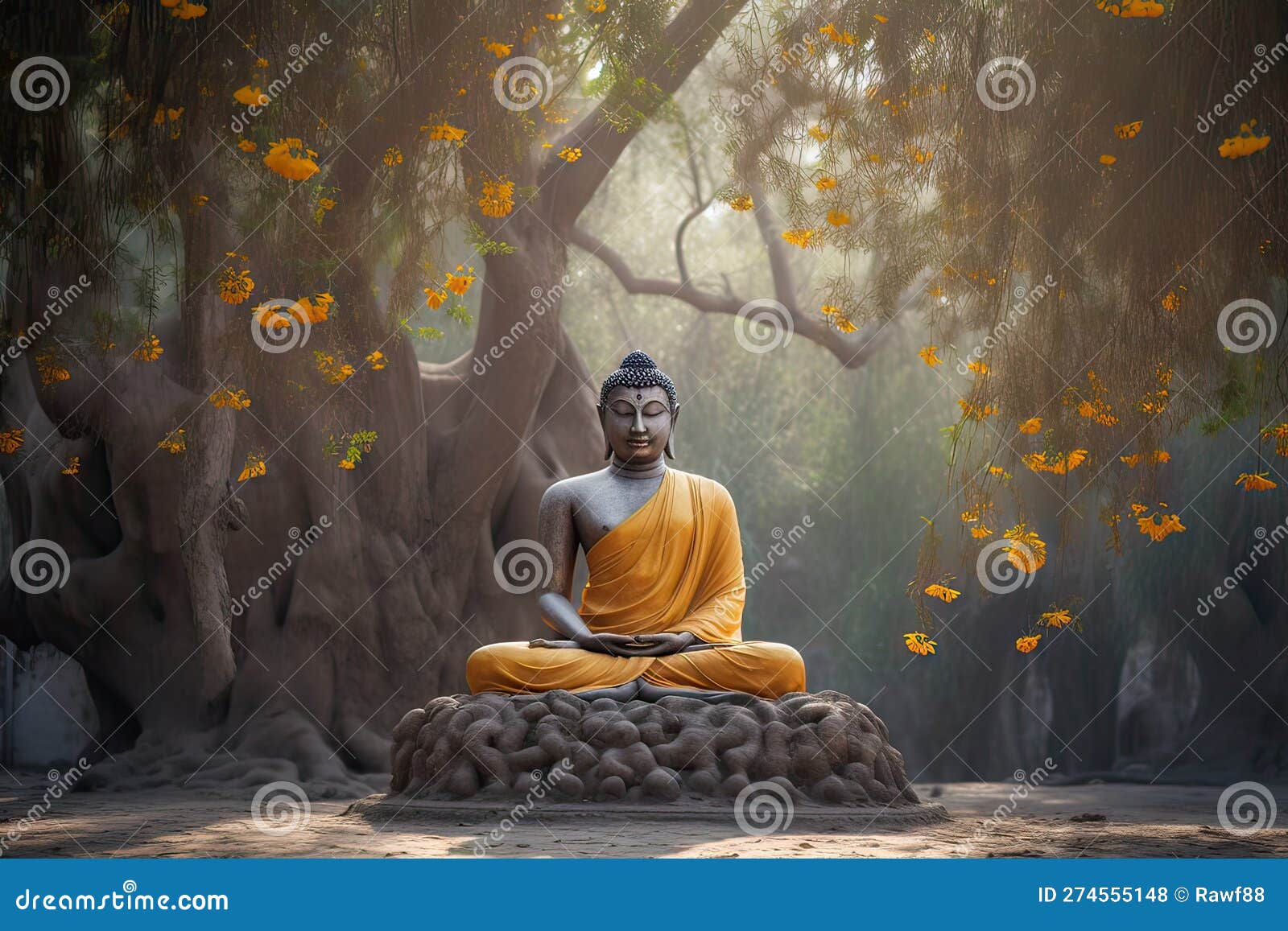 Siddhartha Gautama Under Bodhi Tree Siddhartha Gautama Under Bodhi Tree