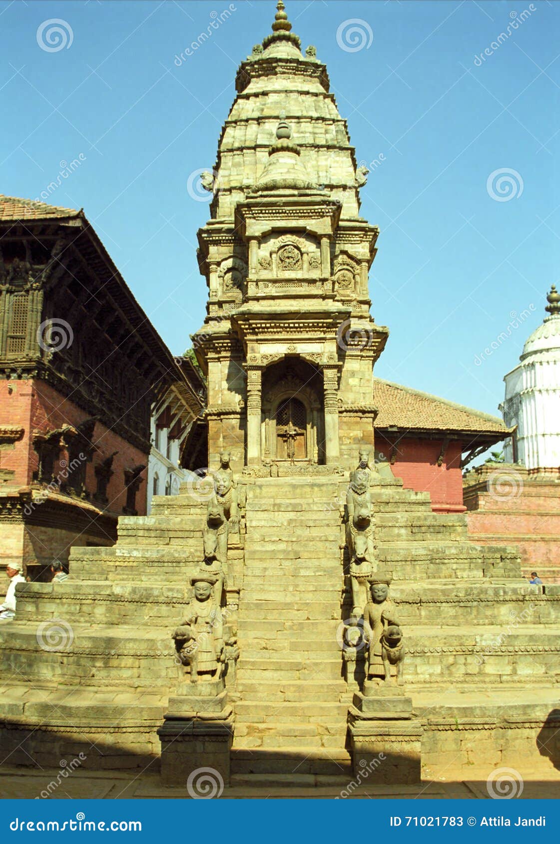 Siddhi Laxmi Temple, Bhaktapur, Nepal Editorial Stock Photo - Image of ...