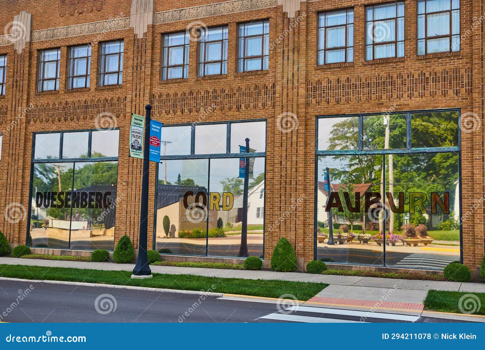 Side of ACD Museum Building with Decals on Windows Editorial Stock ...