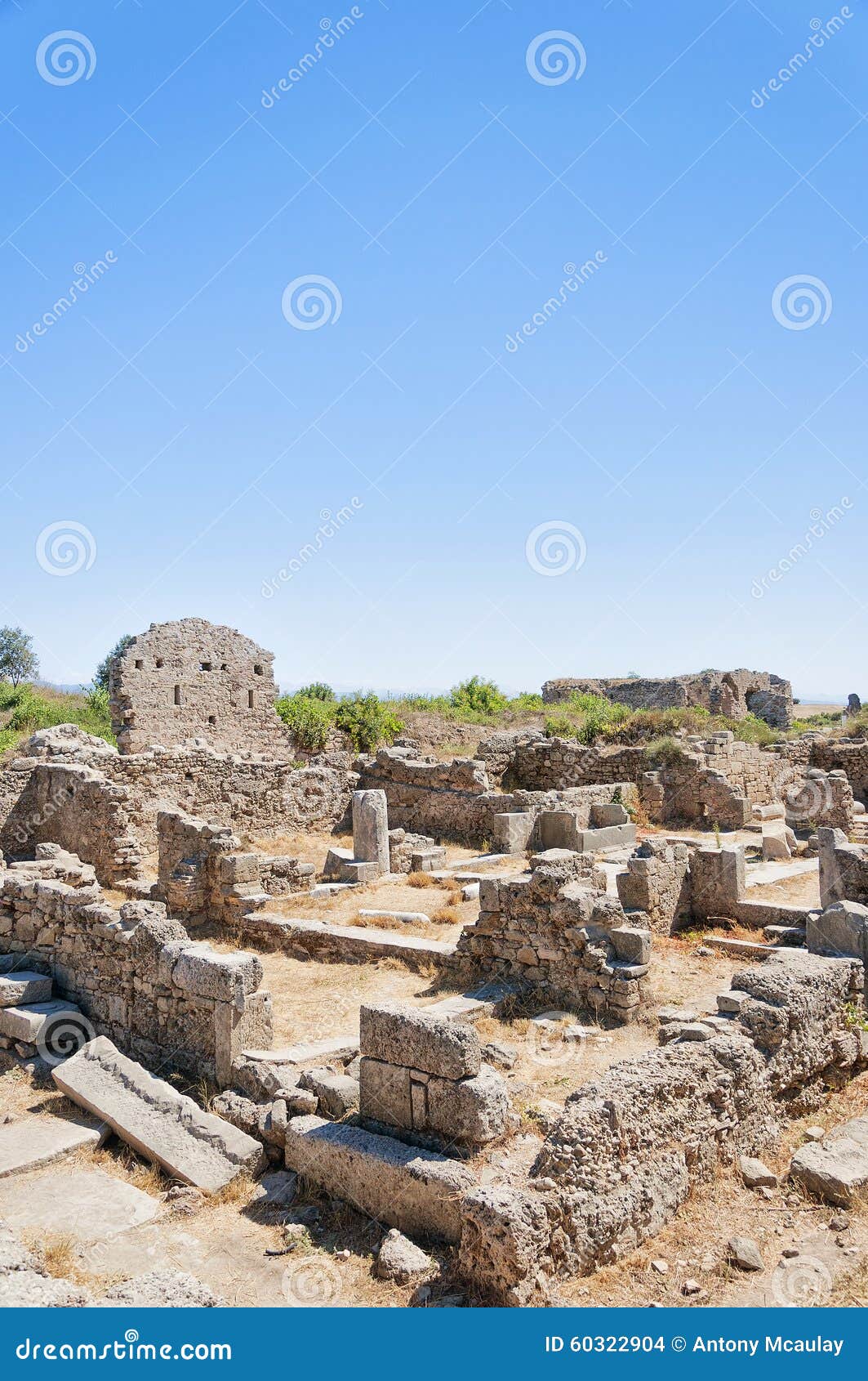 Side Ancient Shop Ruins stock photo. Image of mediterranean - 60322904