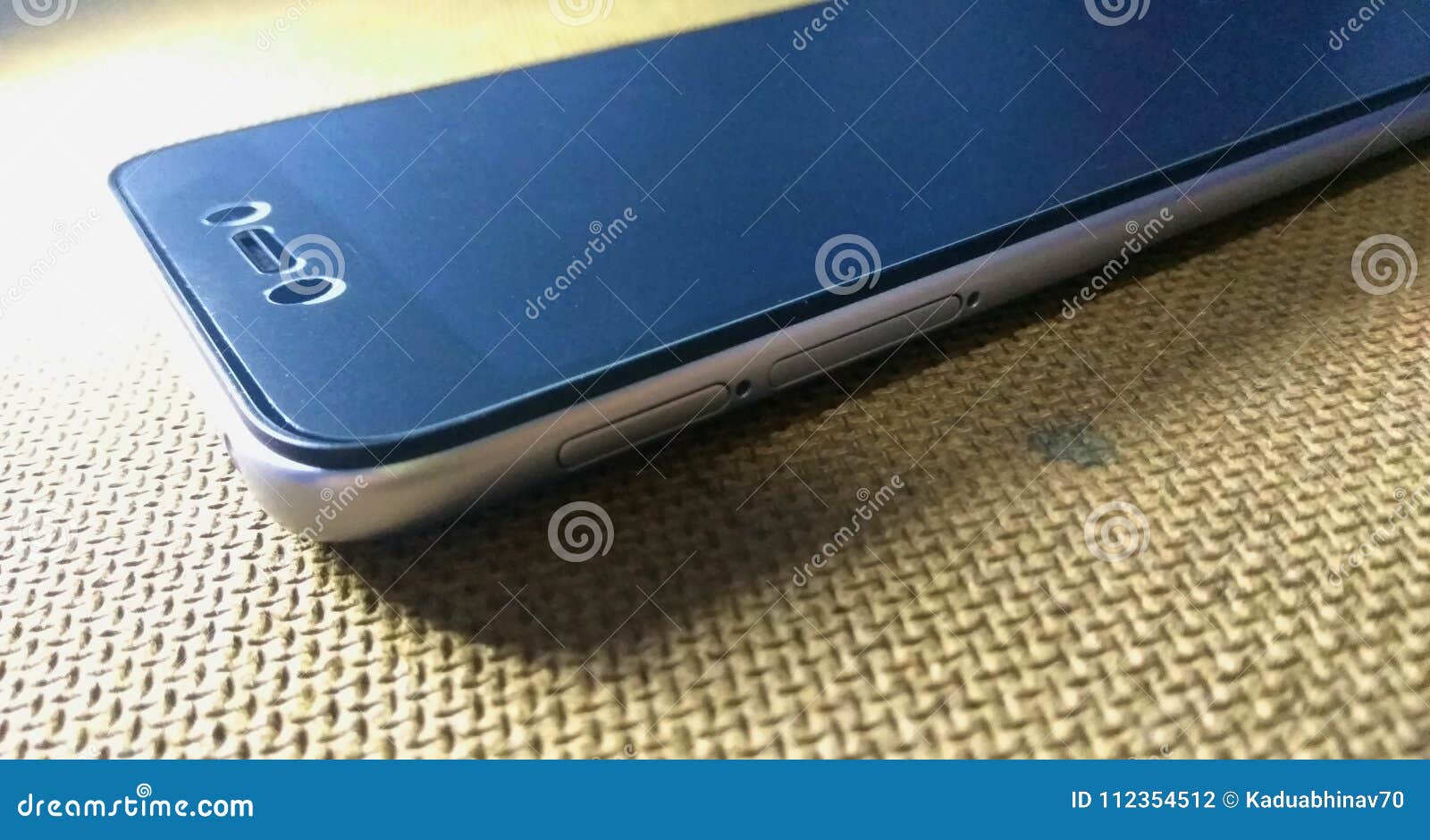 Side angle mobile view stock photo. Image of electronic - 112354512
