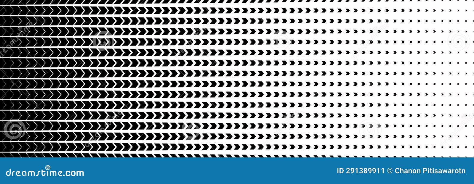 Side Arrows Design Elements Gradient Half Color Background. Horizontal ...