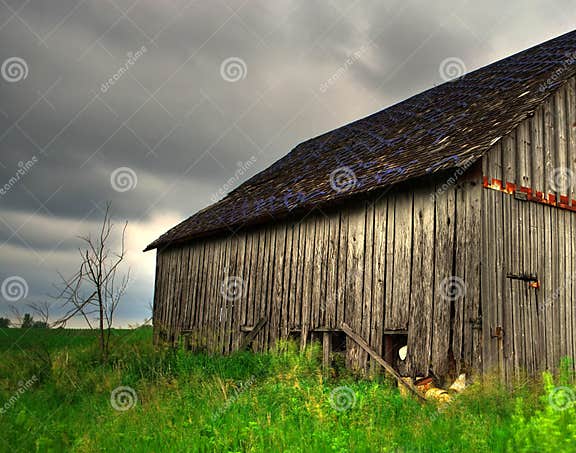 Side barn stock image. Image of grass, green, farming - 12309893