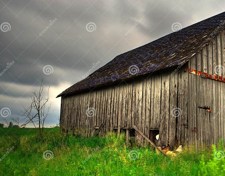 Side barn stock image. Image of grass, green, farming - 12309893