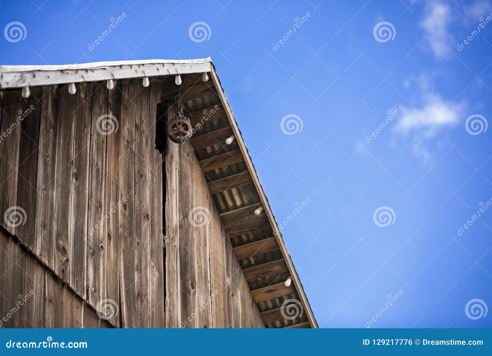 Side of a barn stock photo. Image of barn, wood, side - 129217776