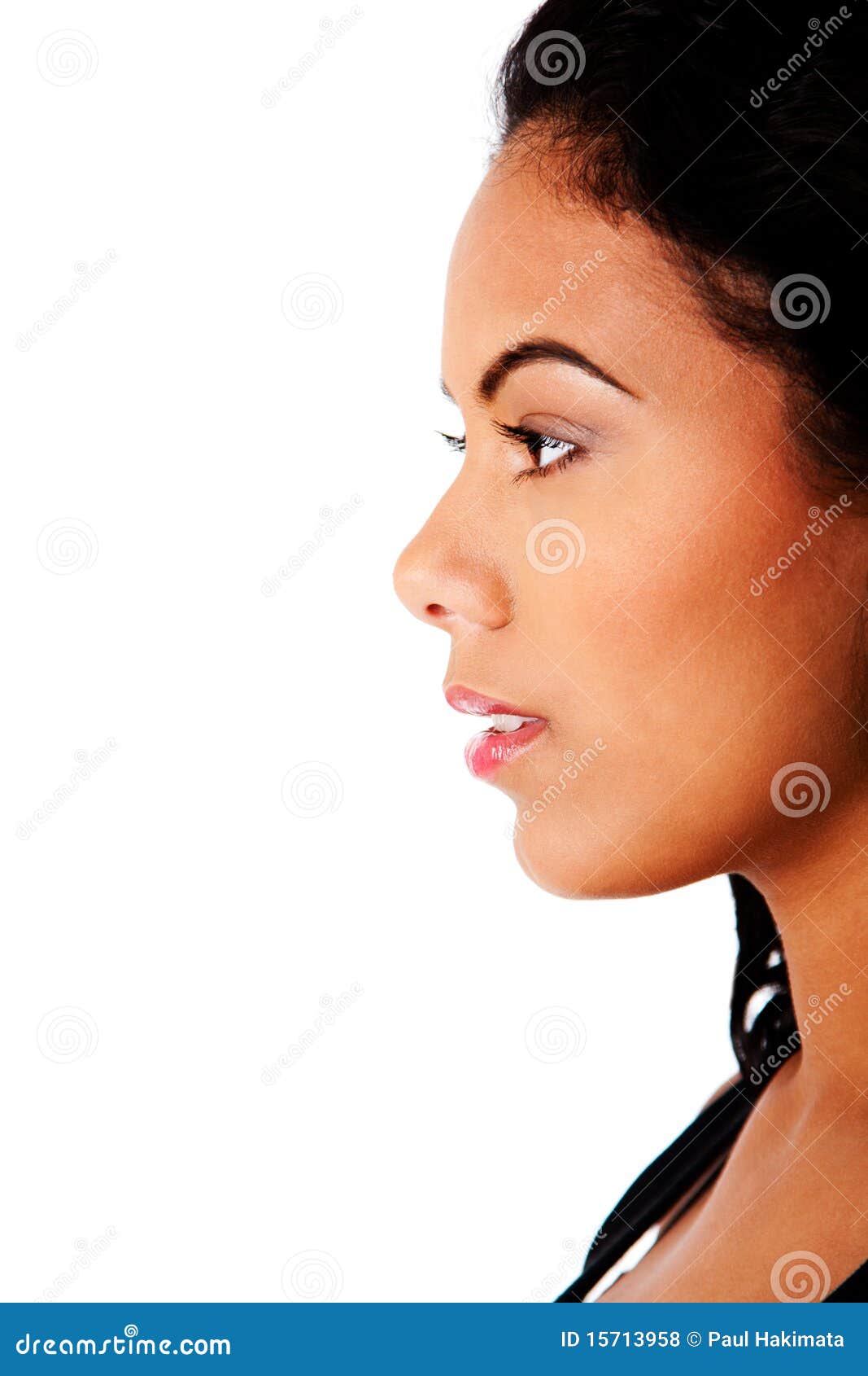 Side of Beautiful Business Face Stock Photo - Image of profile ...