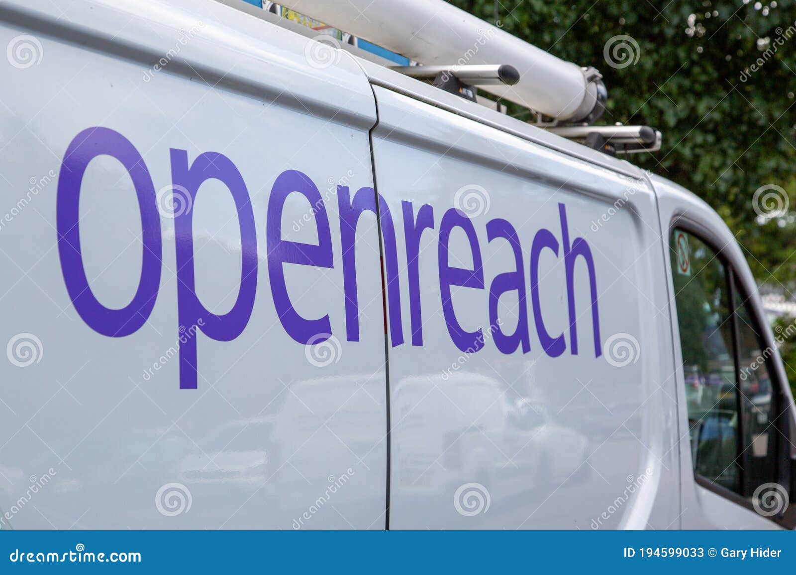 The Side of a BT Openreach Van Showing the Logo Editorial Stock Photo ...