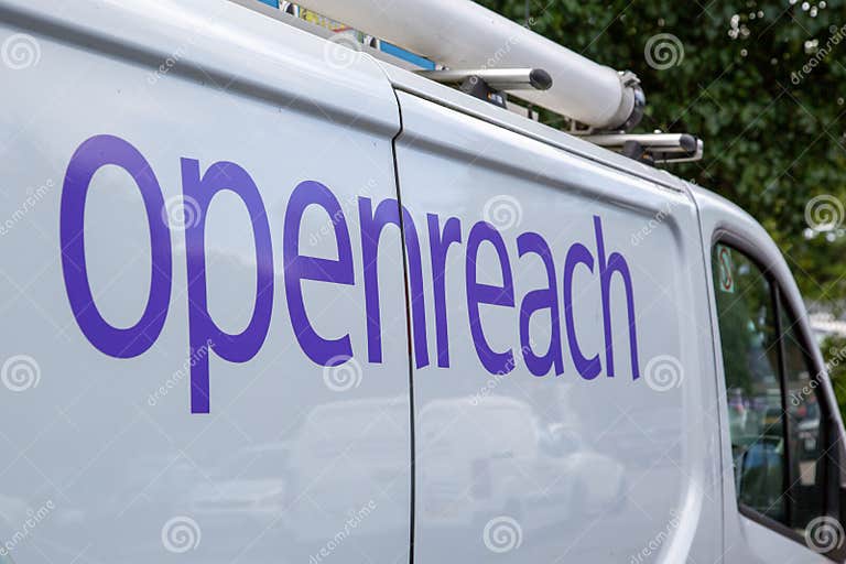The Side of a BT Openreach Van Showing the Logo Editorial Stock Photo ...