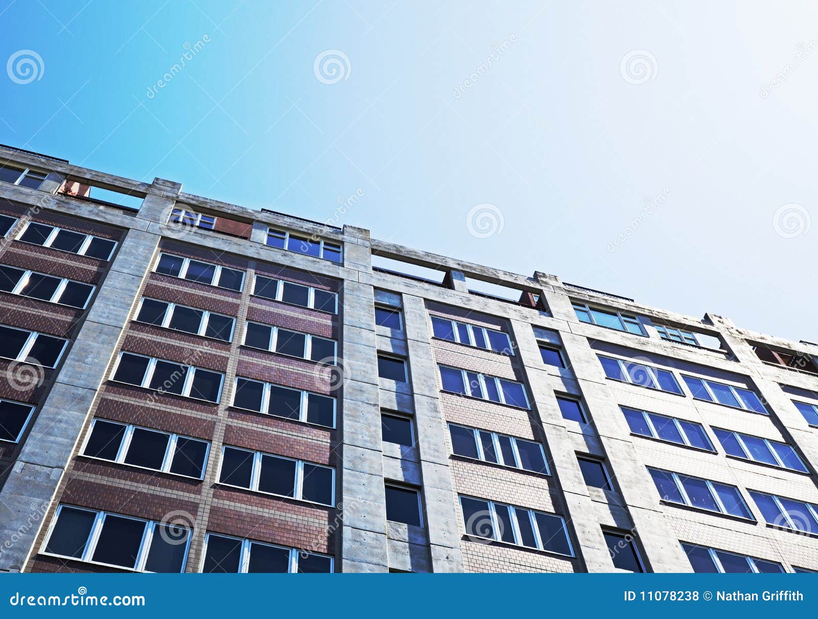 Side of building stock photo. Image of stark, tall, lines - 11078238
