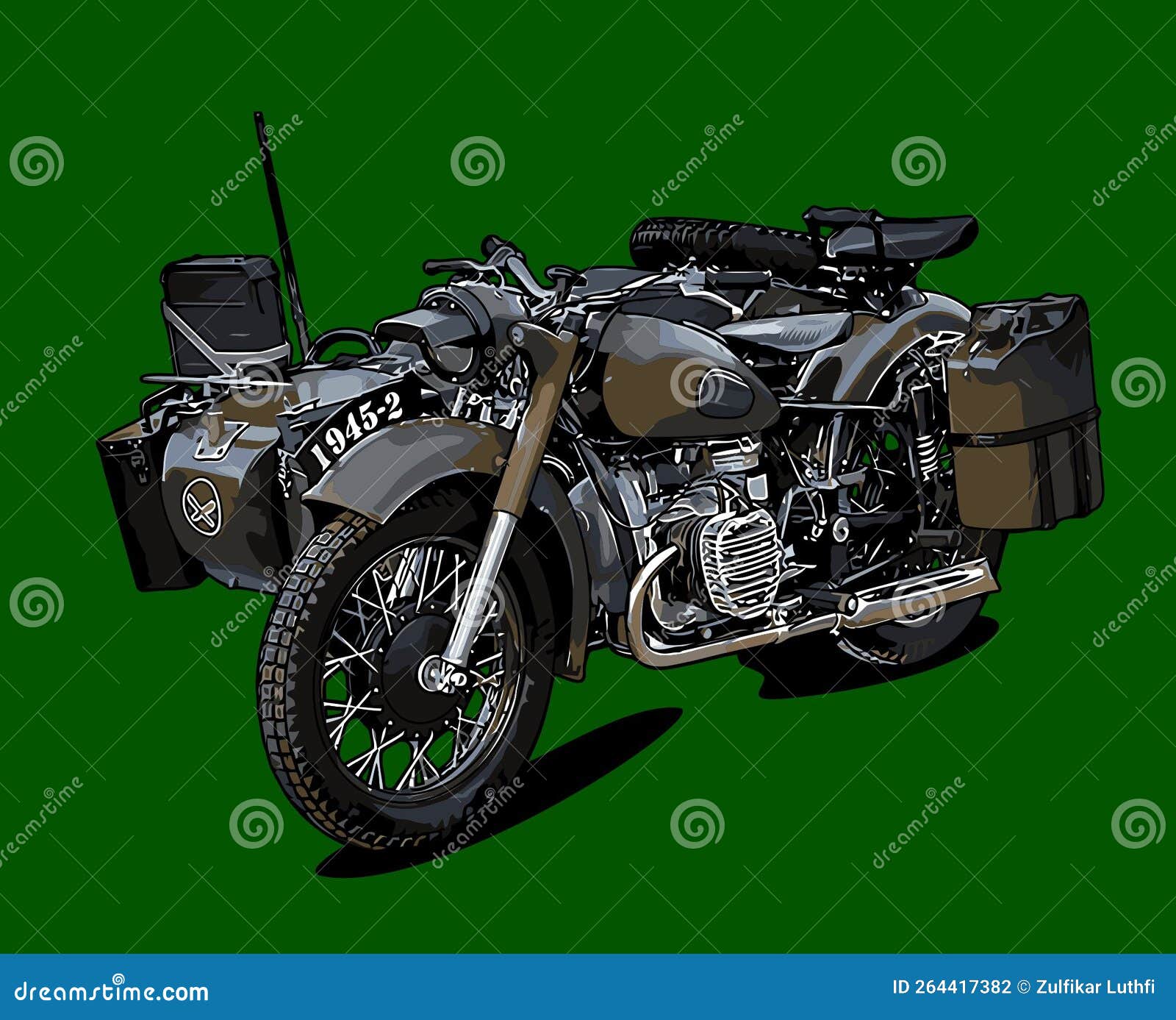 Side Car for Graphic Design Stock Vector - Illustration of front, line ...