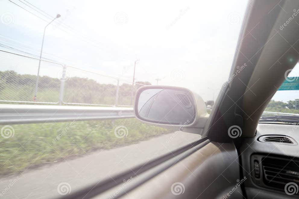Side CAr Window stock image. Image of side, landscape - 231442607