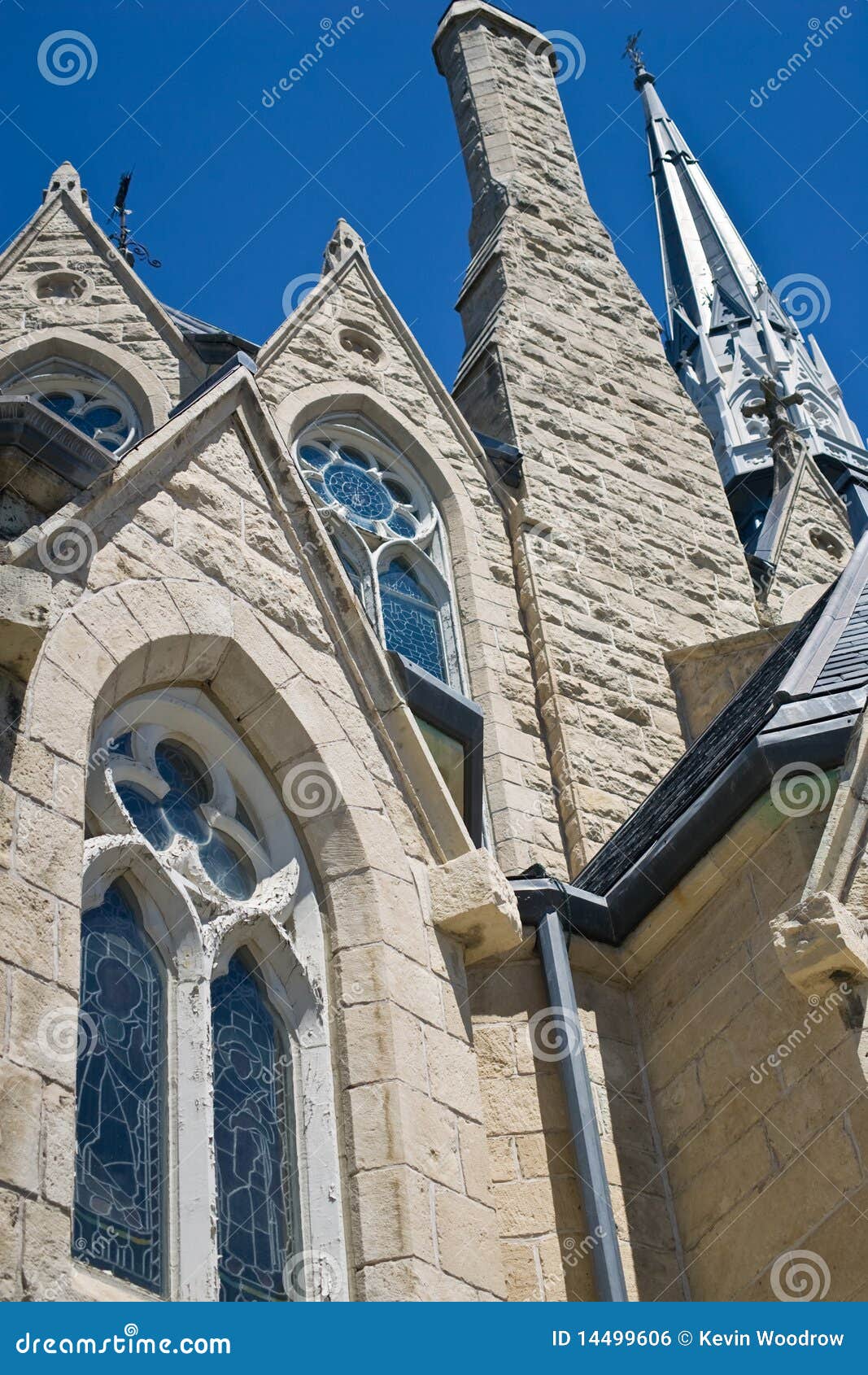 Side of Church in Guelph Ontario Stock Photo - Image of tower, stained ...