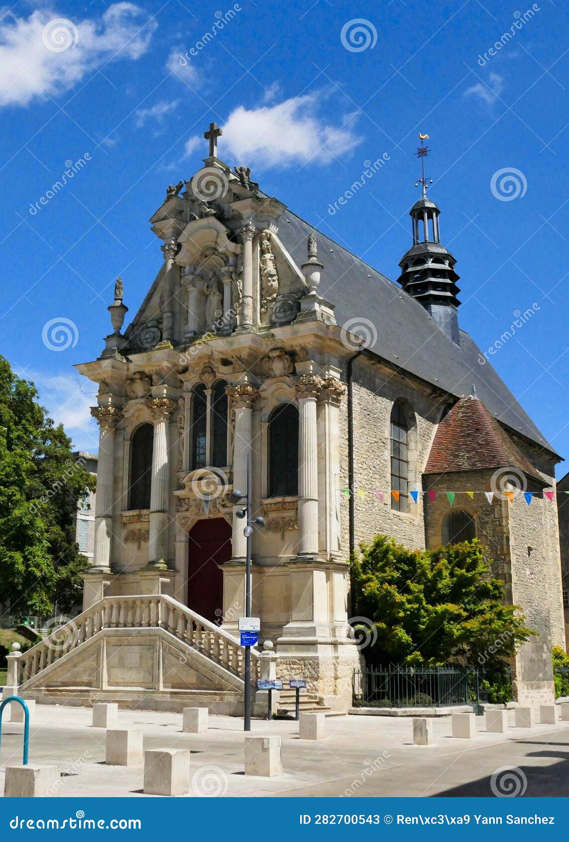 The Saint Mary Chapel in Nevers Stock Image - Image of convent, tile ...