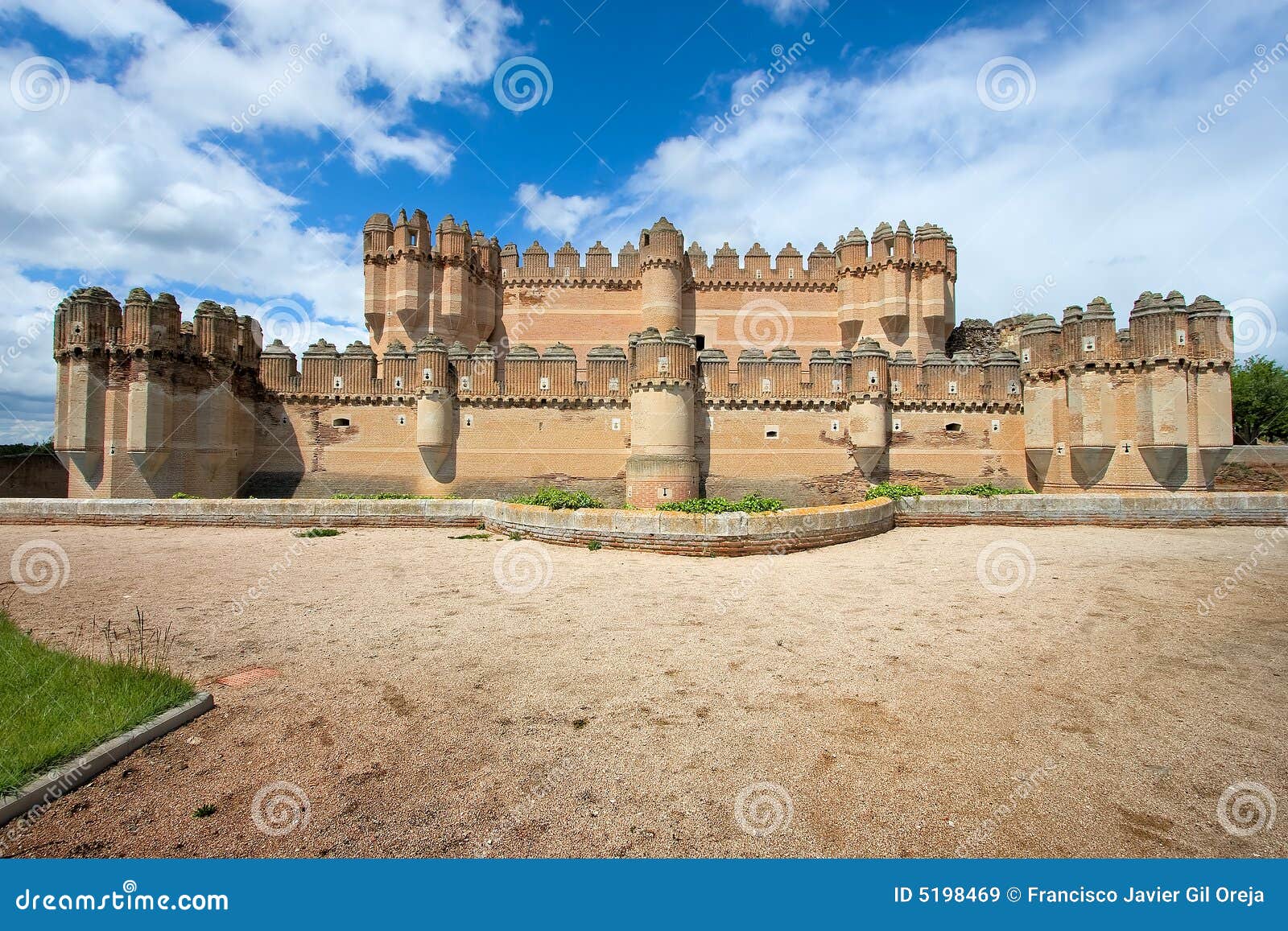 Coca Castle Castillo De Coca - 15th Century Mudejar Castle Located In ...