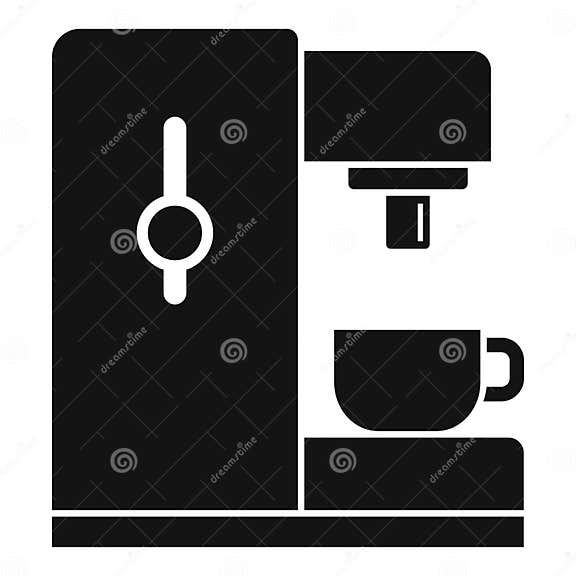 Side Coffee Machine Icon, Simple Style Stock Vector - Illustration of ...