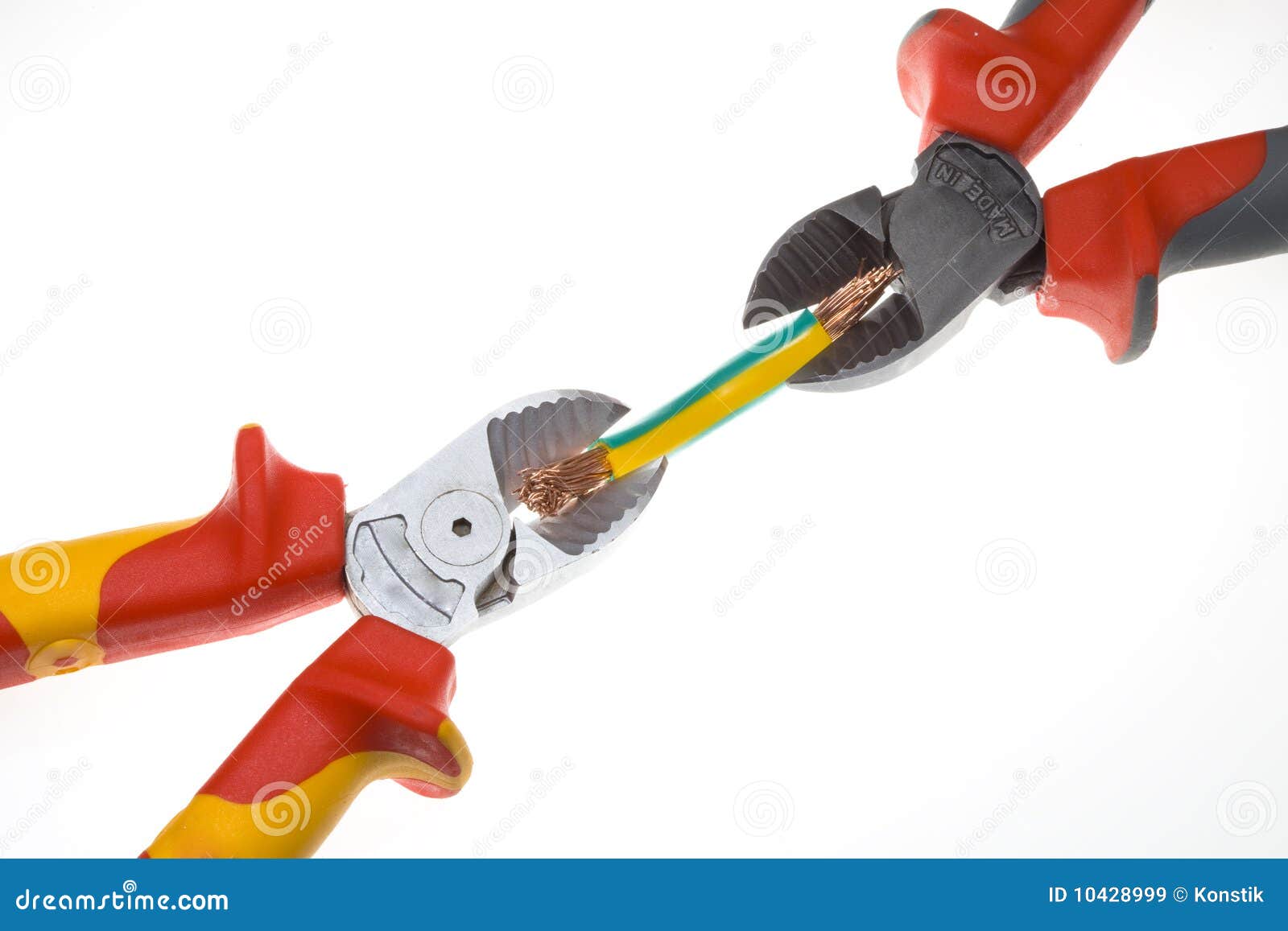Side Cutting Pliers Have a Bite Wire Cutter Thick Stock Image - Image ...