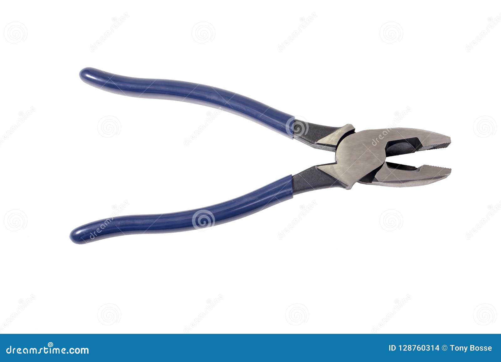 Side-Cutting Pliers on White Stock Photo - Image of grip, housework ...
