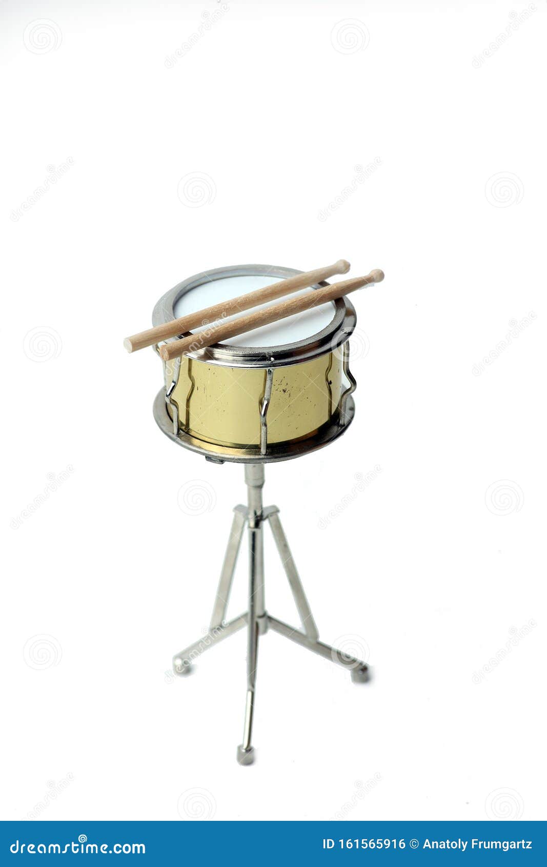 Side Drum Isolated on White Background Stock Photo - Image of musician ...