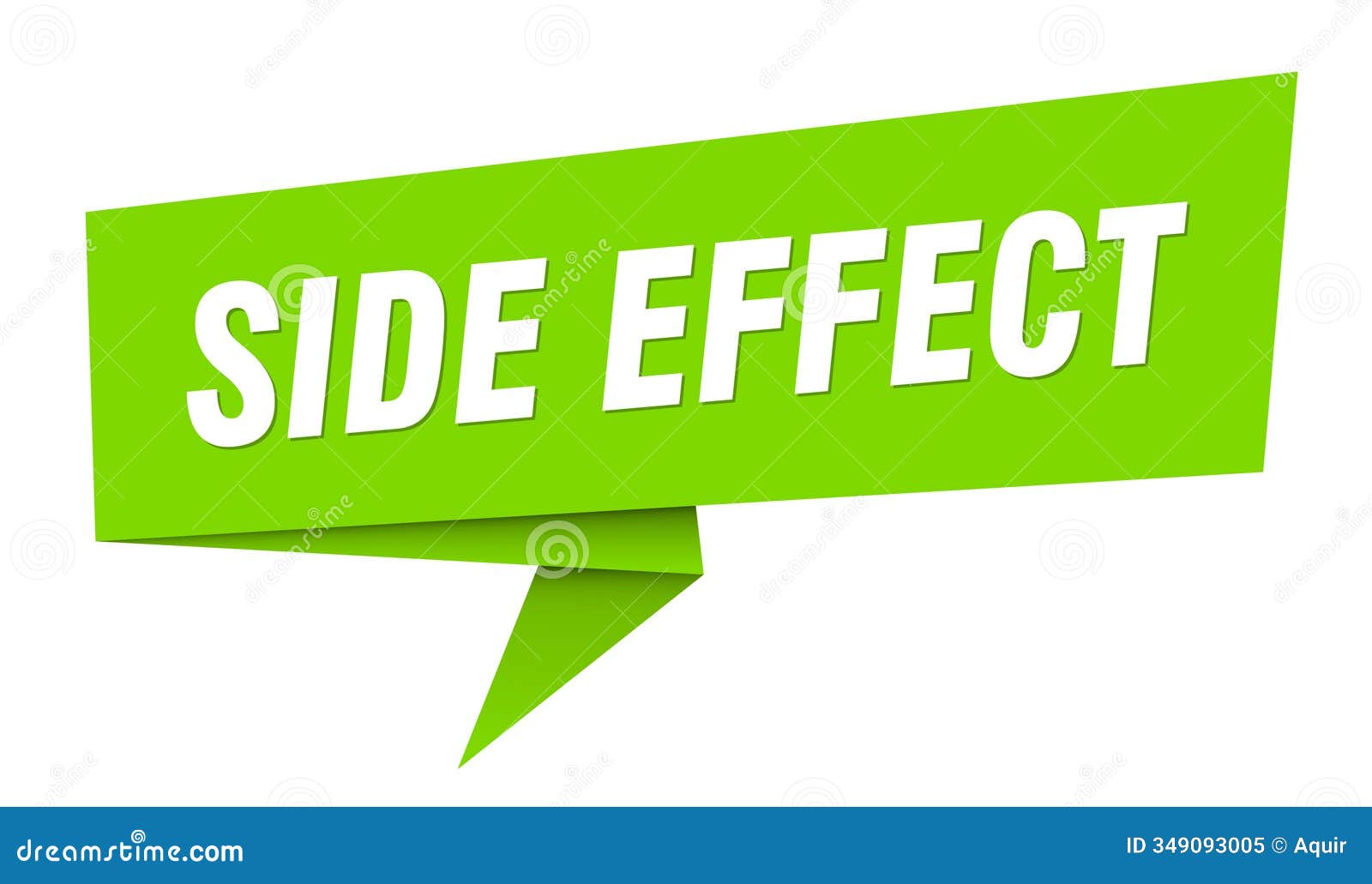 Side Effect Banner. Side Effect Speech Bubble, Label, Sticker, Sign ...