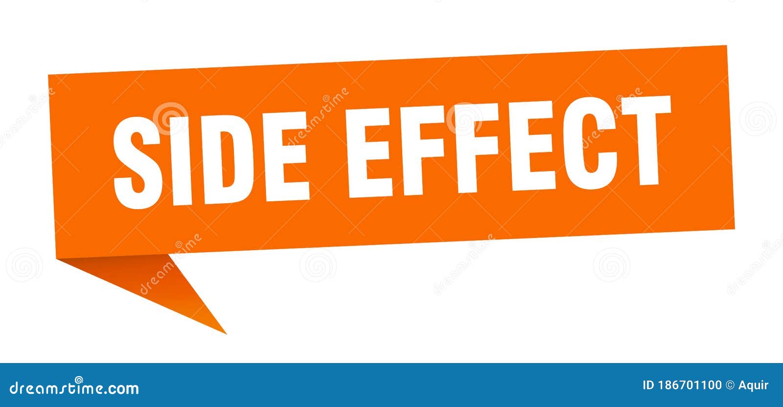 Side Effect Banner. Side Effect Speech Bubble Stock Vector ...