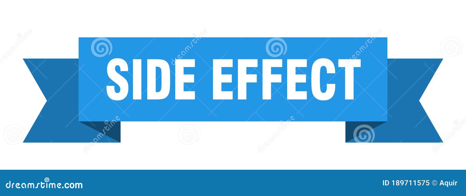 Side Effect Ribbon. Side Effect Isolated Band Sign Stock Vector ...