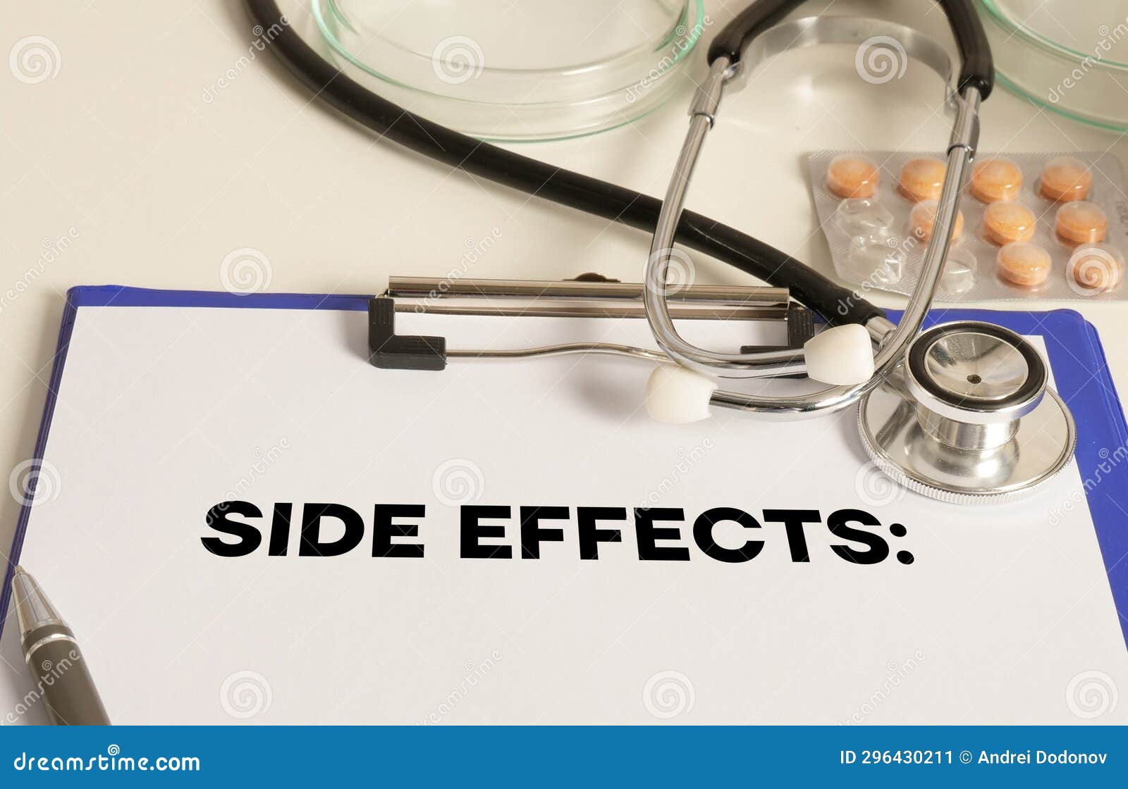 Side Effects are Shown Using the Text Stock Image - Image of ...