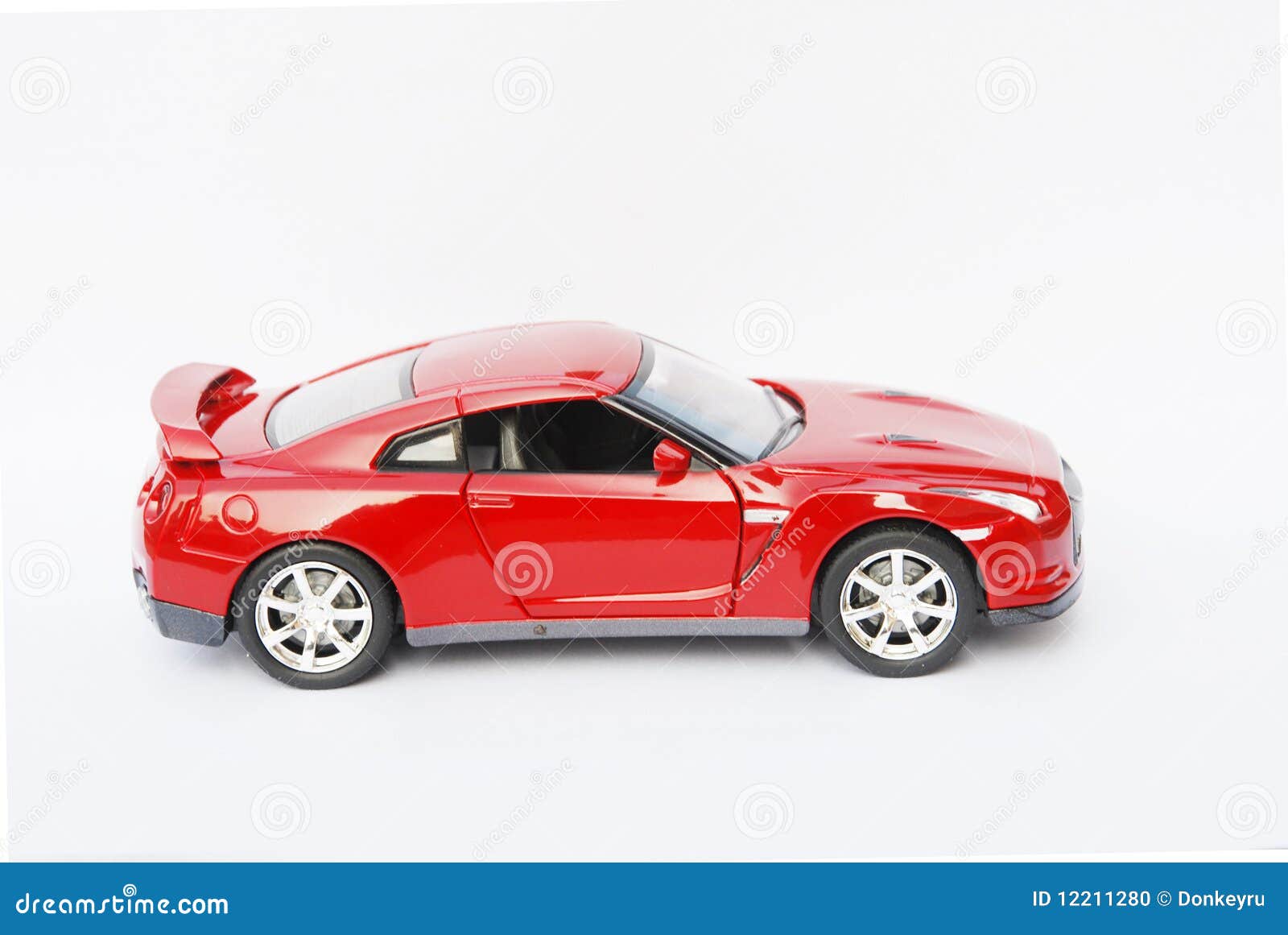 Side Face of a Red Model Sport Car Stock Photo - Image of streamlined ...