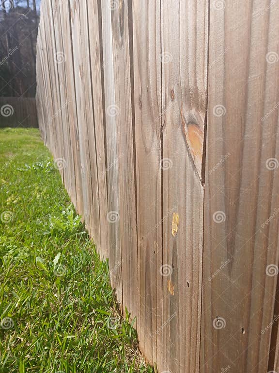 Side Fence view stock image. Image of bright, long, view - 361271783