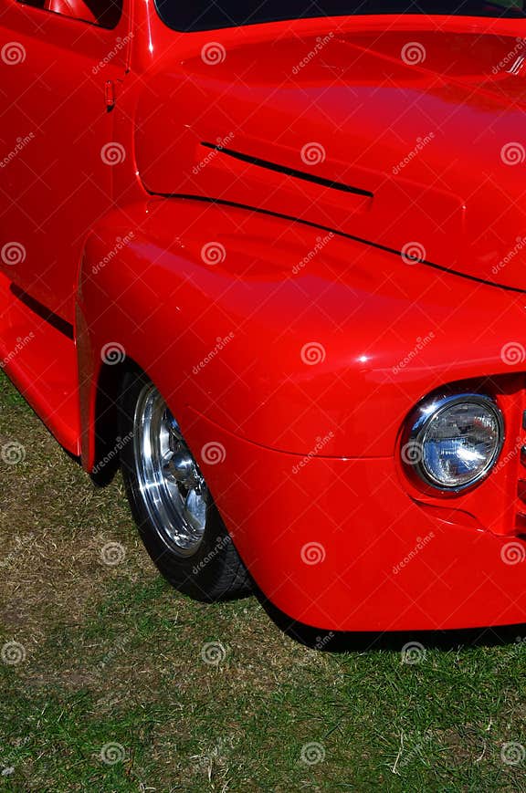 Side fender on a hot rod. stock photo. Image of fender - 57787444