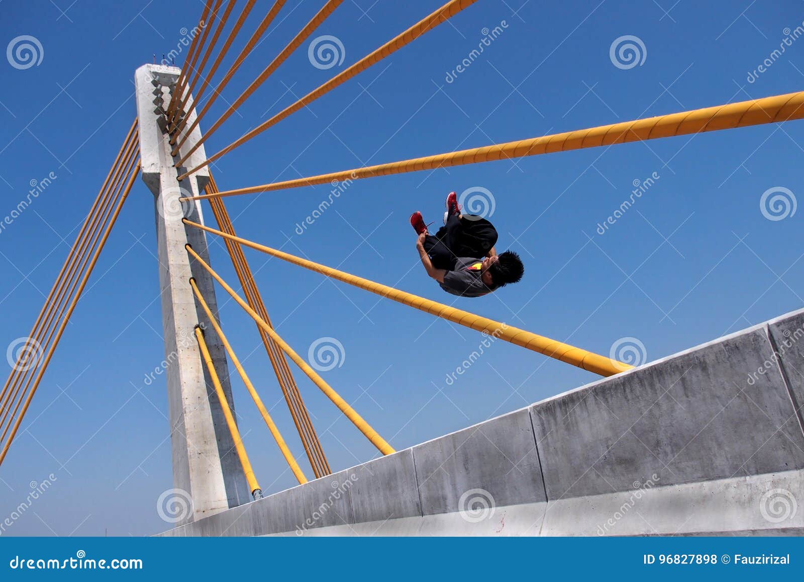 Side Flip around Highway editorial stock photo. Image of side - 96827898