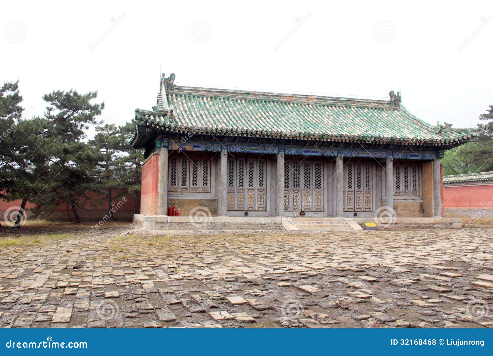 Side Hall in the Eastern Royal Tombs of the Qing Dynasty, China Stock ...