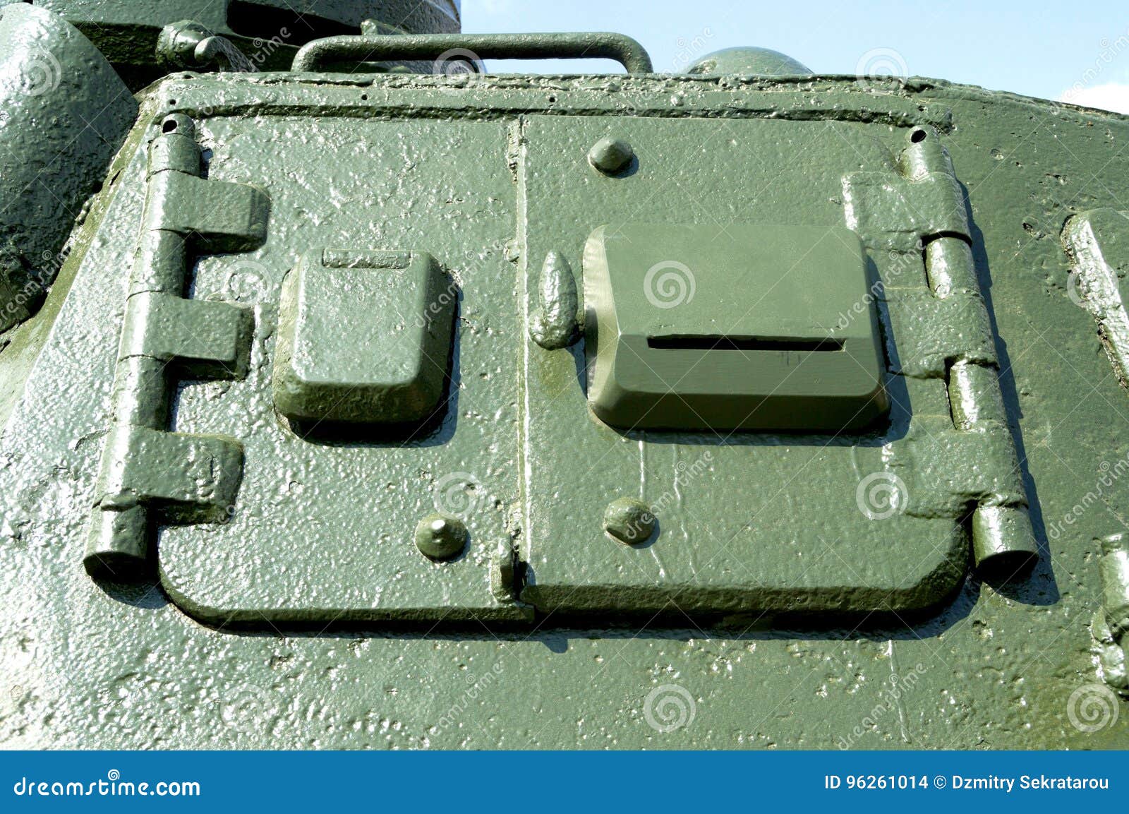 Side Hatch of the German T-3 World War II Stock Photo - Image of ...